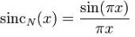 Función sinc | La Guía de Matemática
